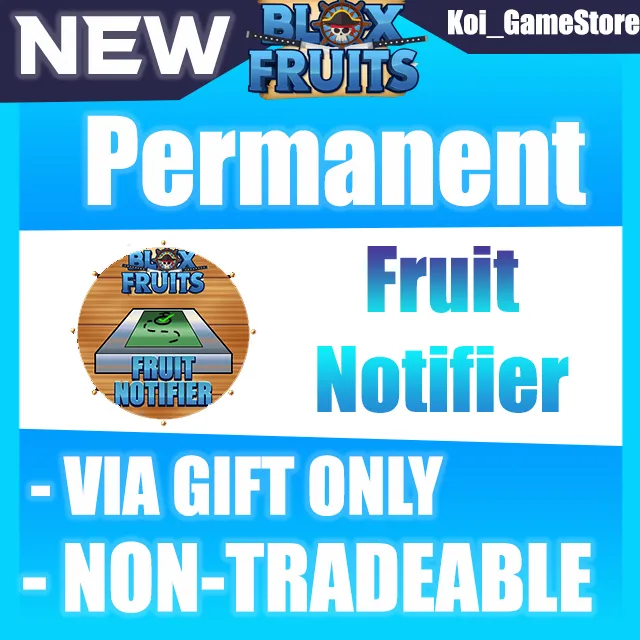 Blox fruits fruit notifier - Roblox Game Items - Gameflip