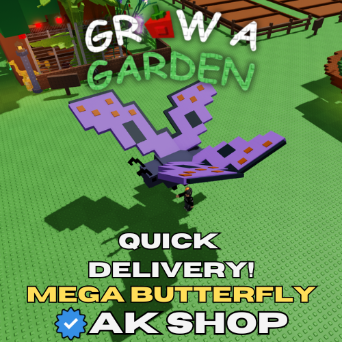 Age 100 Mega Butterfly (21.72KG) Grow a Garden - Grow a Garden Game ...