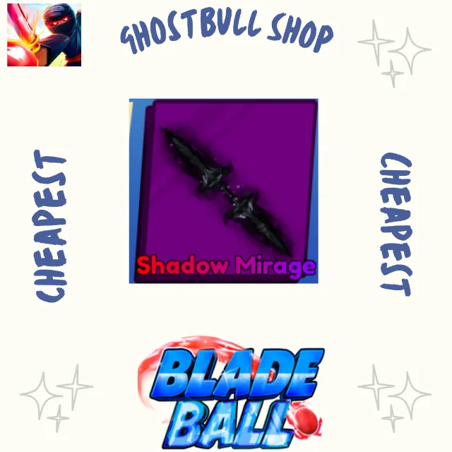 shadow mirage blade ball - Blade Ball Game Item - Gameflip