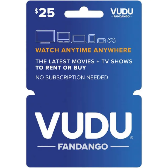 $25.00 VUDU eGift Card / 948🇺🇸 / BALANCE $25.00 - Other Gift Card ...