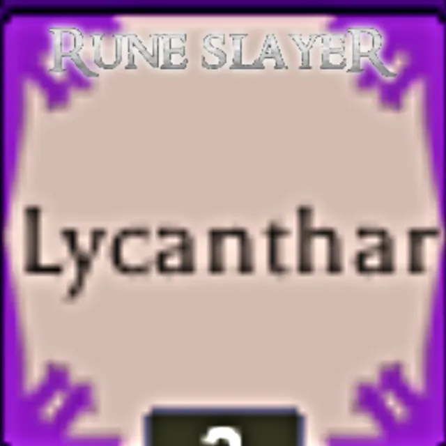 Lycanthar - Other Game Item - Gameflip