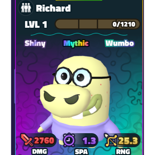 richard sw spongebob tower defense - Game Item - Gameflip