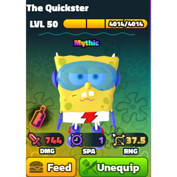 spongebob tower defense quickster - Other Game Items - Gameflip