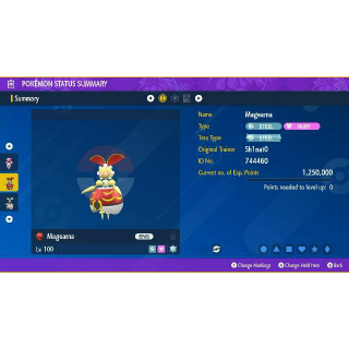 Battle Ready Magearna 6IV Max Stats - Pokeball Pattern - Game Items ...