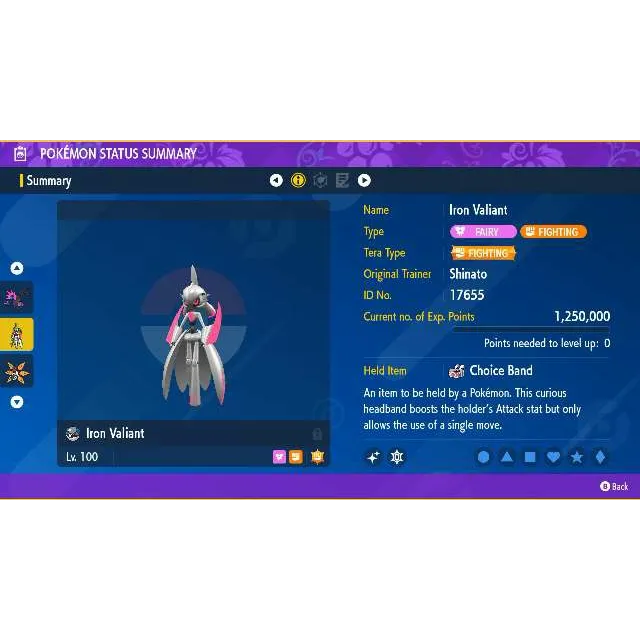 Shiny Iron Valiant Battle Ready Max Stats - Game Items - Gameflip