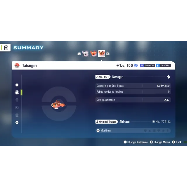 Shiny Tatsugiri 6 IV level 100 for Pokemon Legends ZA + free Golden ...