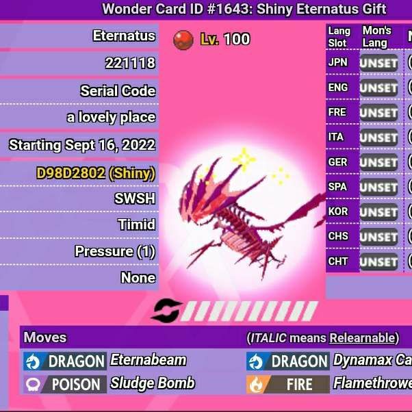 Eternatus | Shiny Eternatus - Game Items - Gameflip