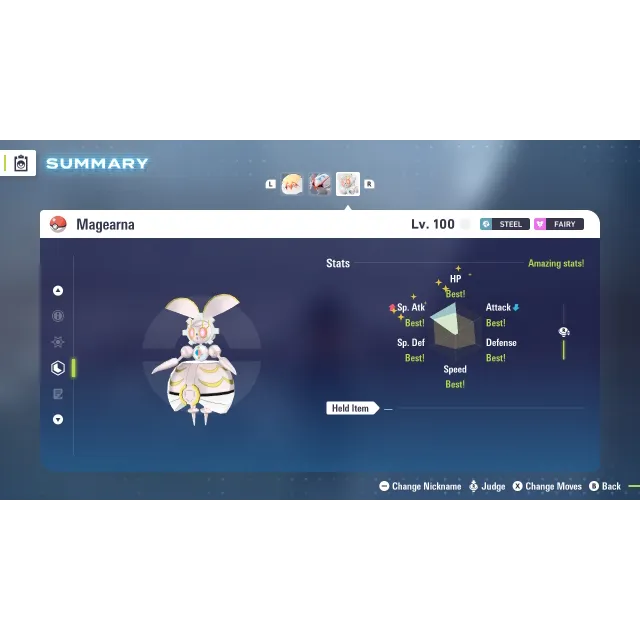 Magearna Modest EV trained 6 IV Battle Ready level 100 for Pokemon ...