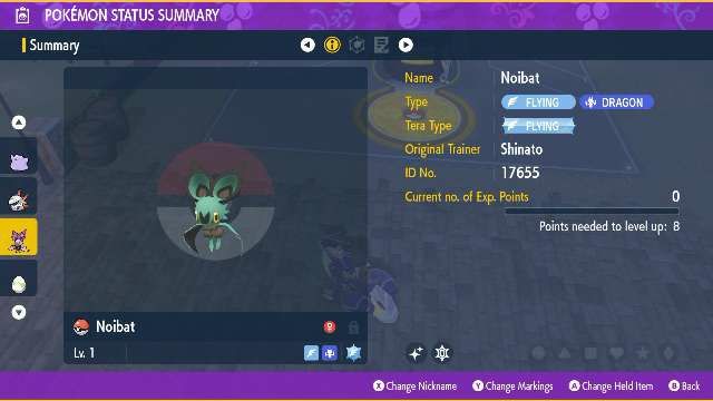 Shiny Noibat 🥚 Egg 6IVs Timid nature Pokemon Scarlet / Violet - Game ...