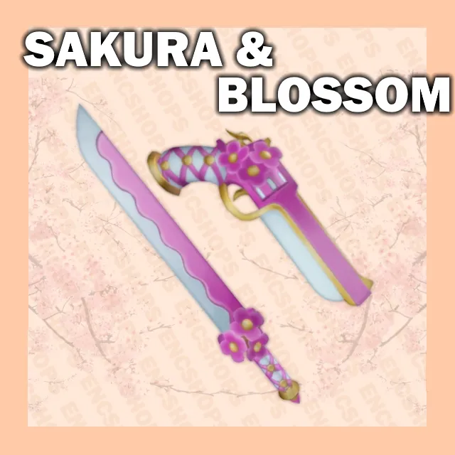 Sakura + Blossom MM2 - Murder Mystery 2 Game Items - Gameflip