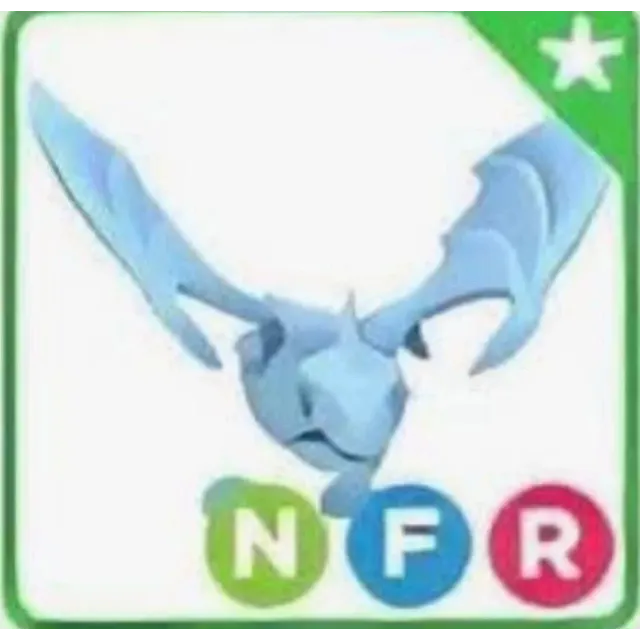 NEON FLY+RIDE FROST DRAGON - Adopt Me Game Items - Gameflip