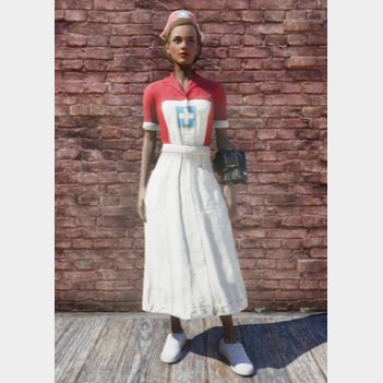 Apparel | Red Asylum Dress - Game Items - Gameflip