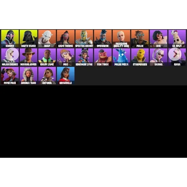 Fortnite Account 24 Skins | Vader + Get Griddy + Rare Skins | Full ...