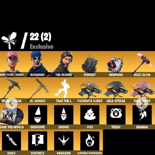 22 Skins Nocturno Schematic | OG STW Ultimate Edition | Rose Team ...