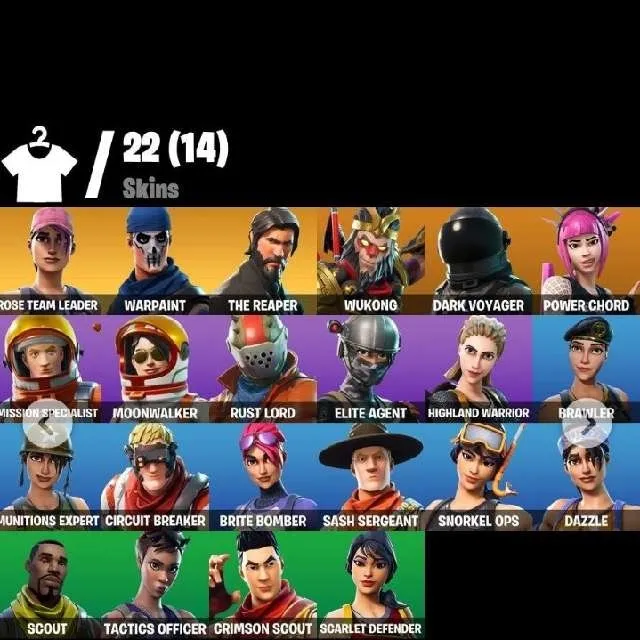 22 Skins Nocturno Schematic | OG STW Ultimate Edition | Rose Team ...