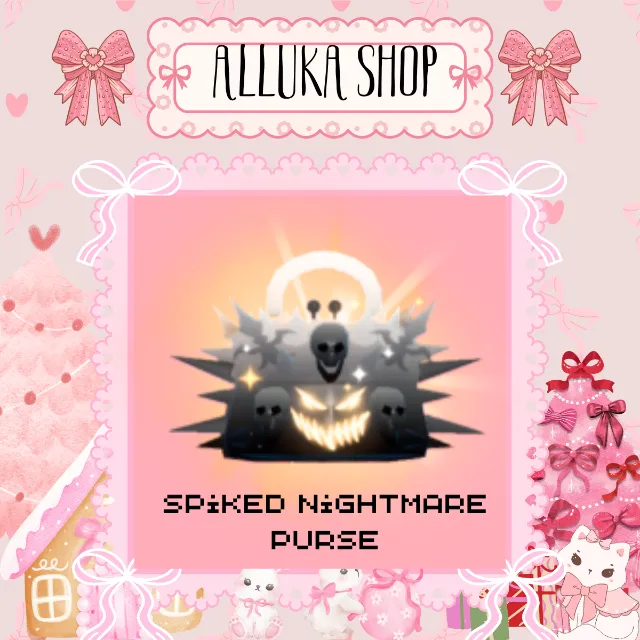 Spiked Nightmare Purse - BADDIES - Roblox Game Item - Gameflip
