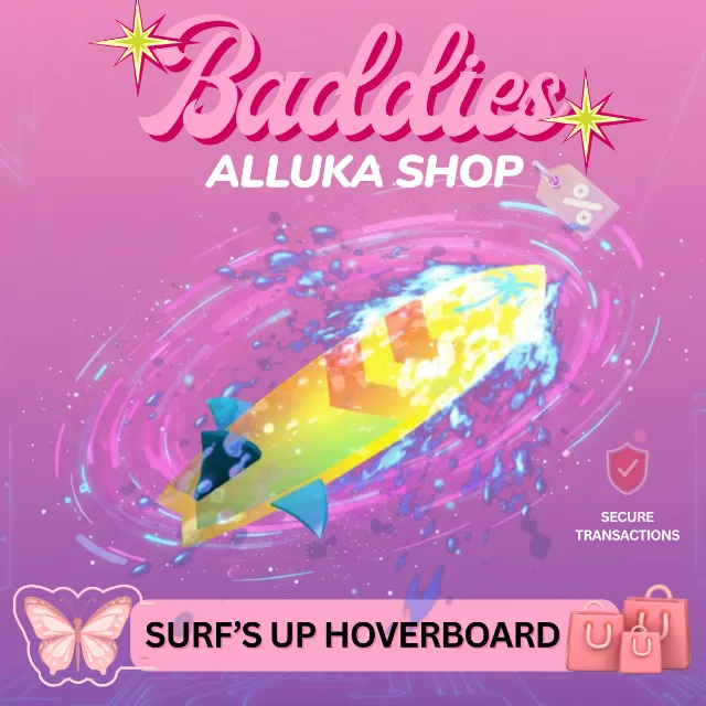 Surf's Up Hoverboard - BADDIES - Roblox Game Item - Gameflip