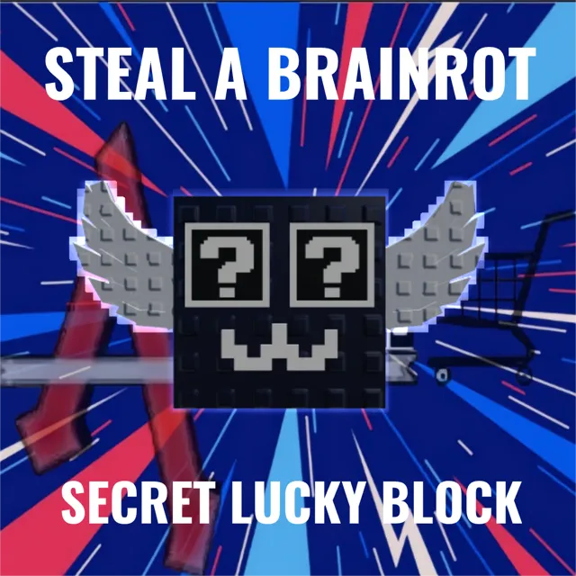 SECRET LUCKY BLOCK - Steal a Brainrot Game Item - Gameflip