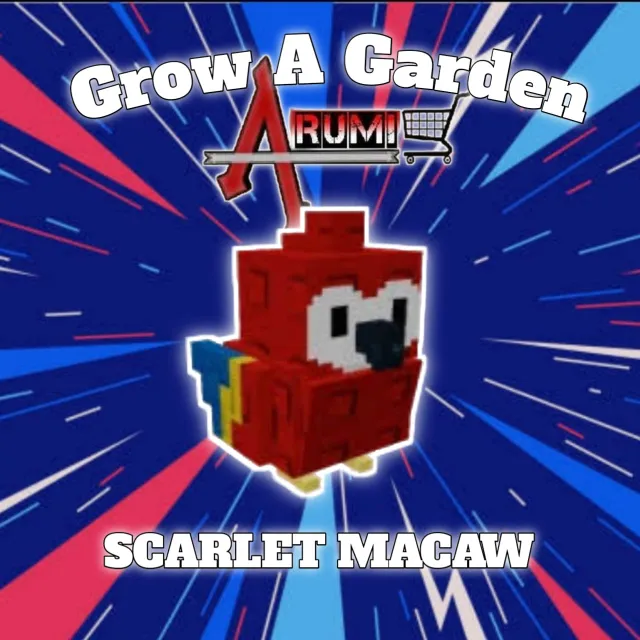 SCARLET MACAW - Other Game Item - Gameflip
