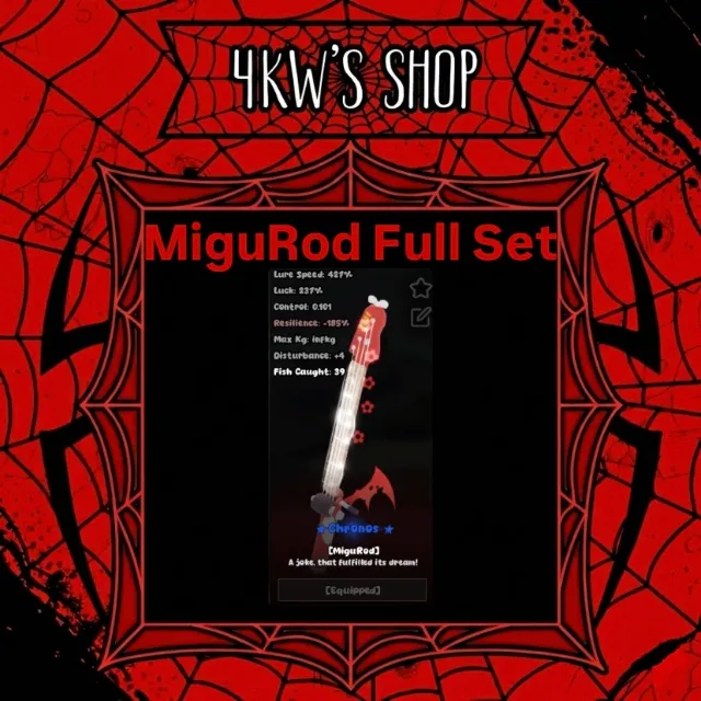 MiguRod Set - FISCH - Fisch Game Item - Gameflip
