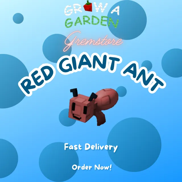 Red Giant Ant (Mythical) - Grow A Garden - Grow a Garden Game Item ...