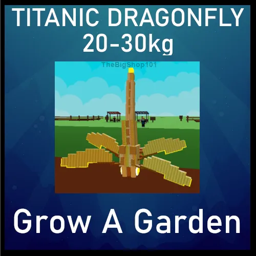TITANIC DRAGONFLY - Grow a Garden Game Item - Gameflip