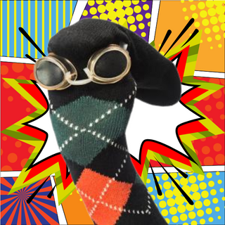 Calcetín con Rombos Man - Gameflip