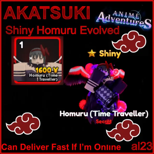Shiny Homuru (Time Traveller) - Anime Adventure Game Item - Gameflip