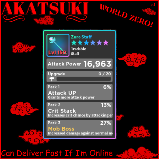 World Zero Staff - Game Items - Gameflip