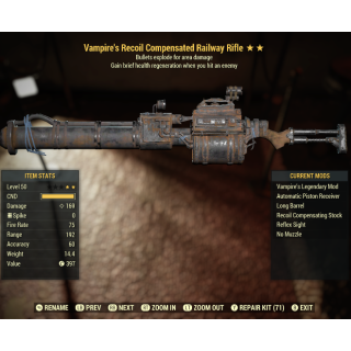 Weapon | 2* VE Railway Rifle - Game Items - Gameflip