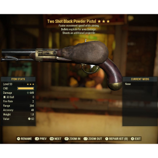 Weapon | TSE Black Powder Pistol - Game Items - Gameflip