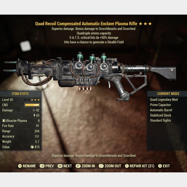 Weapon | Q V50 PRM Enclave Rifle - Game Items - Gameflip