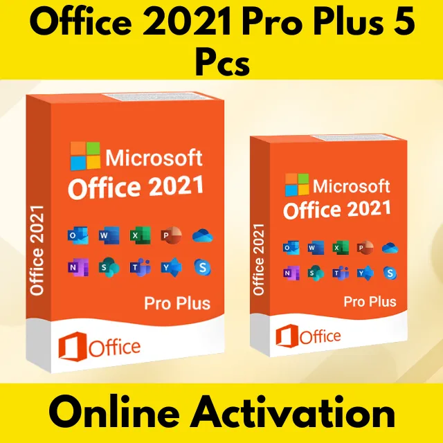 🔥 Microsoft Office 2021 Pro Plus 5 Pcs 🔥 Original Lifetime Licence Key ...