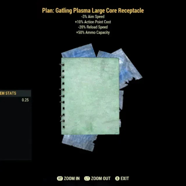 GP Large Core Plan - Fallout 76 Game Item - Gameflip