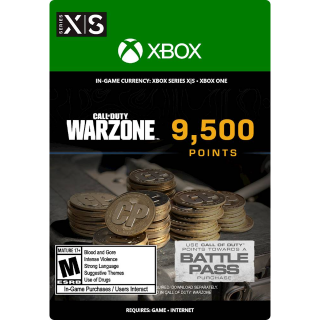 Call of Duty: Warzone 9,500 Points - Xbox One, Xbox Series S, Xbox ...