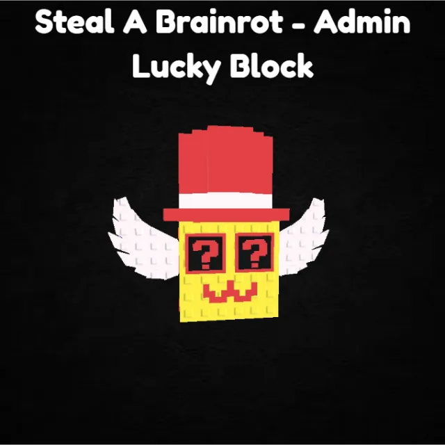 Steal a Brainrot - Admin Lucky Block - Steal a Brainrot Game Item ...