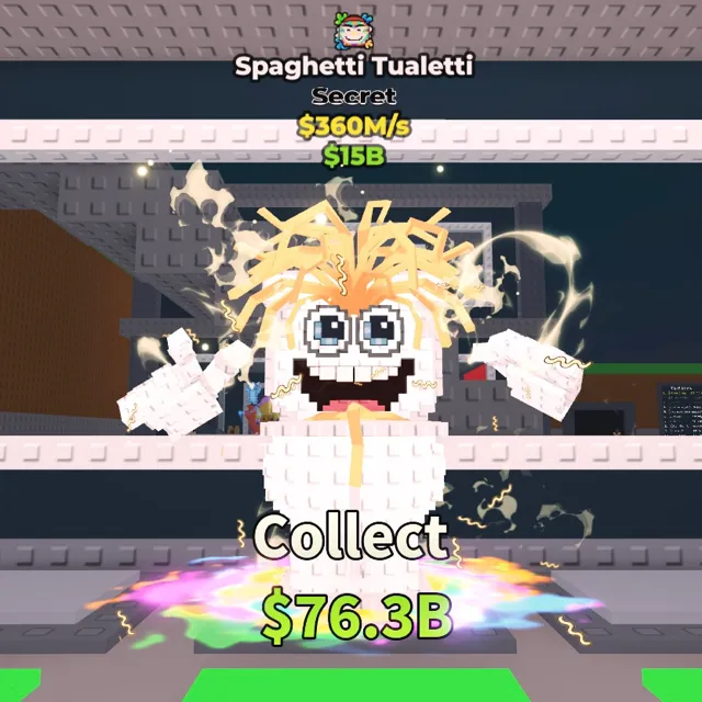 Spaghetti Tualetti - Steal a Brainrot Game Item - Gameflip
