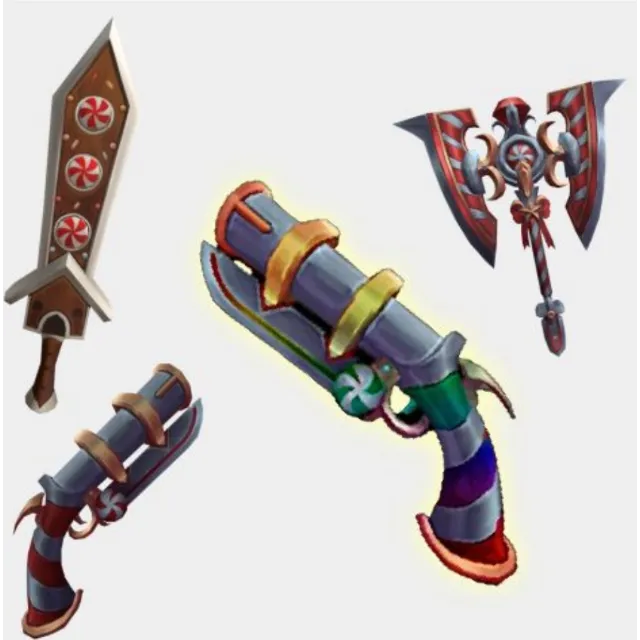 Weapon | Mm2: Full Swirly Set - Murder Mystery 2 Game Items - Gameflip