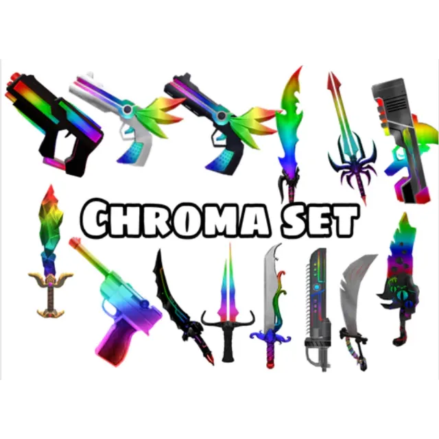Mm2: Chroma Set *no pets - Roblox Game Items - Gameflip