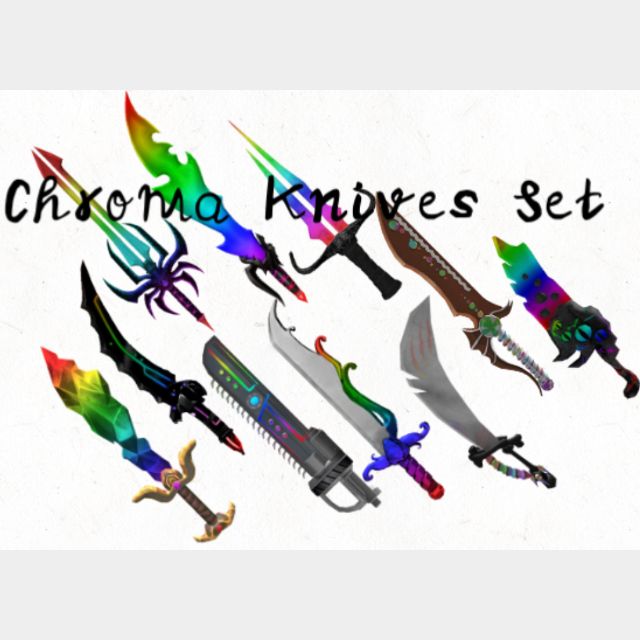 Mm2: Chroma Knives Set - Game Items - Gameflip