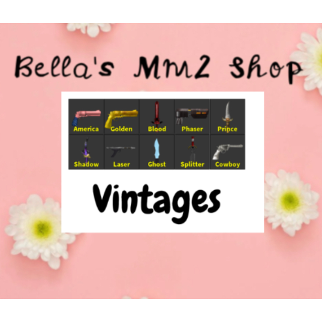 Mm2: Vintage Set - Murder Mystery 2 Game Items - Gameflip