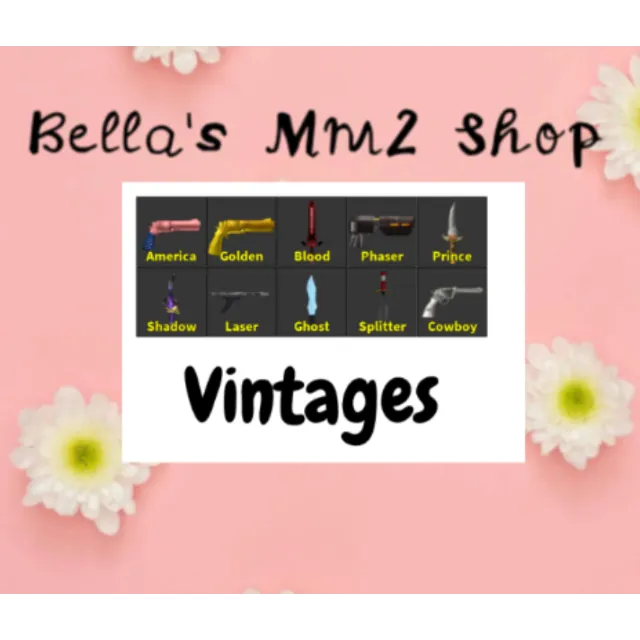 Mm2: Vintage Set - Murder Mystery 2 Game Item - Gameflip