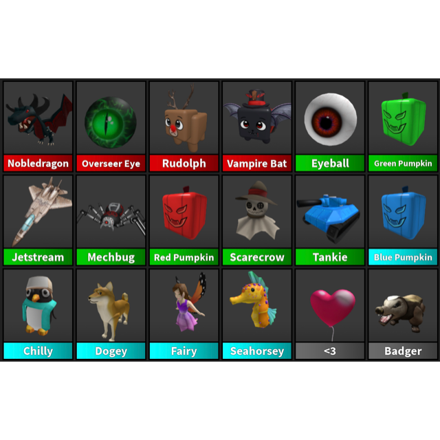 Weapon | Mm2: Old Pet Set - Murder Mystery 2 Game Item - Gameflip