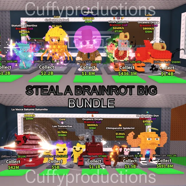 STEAL A BRAINROT BUNDLE - Roblox Game Item - Gameflip