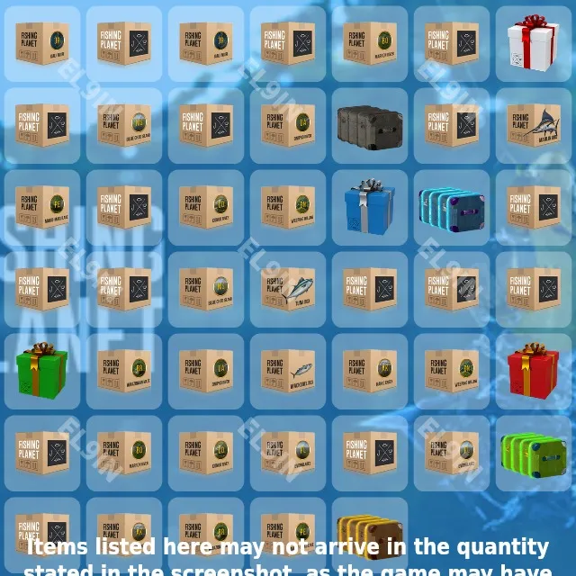 ⚡️ Fishing Planet Twitch Drops 🌌 Merry Fishmas [Total 47 Items ...