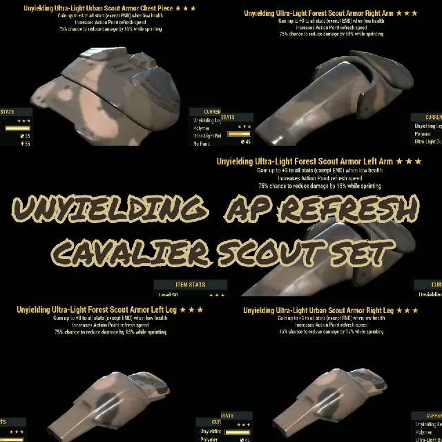 Apparel | UNY AP CAV SCOUT SET - Fallout 76 Game Item - Gameflip