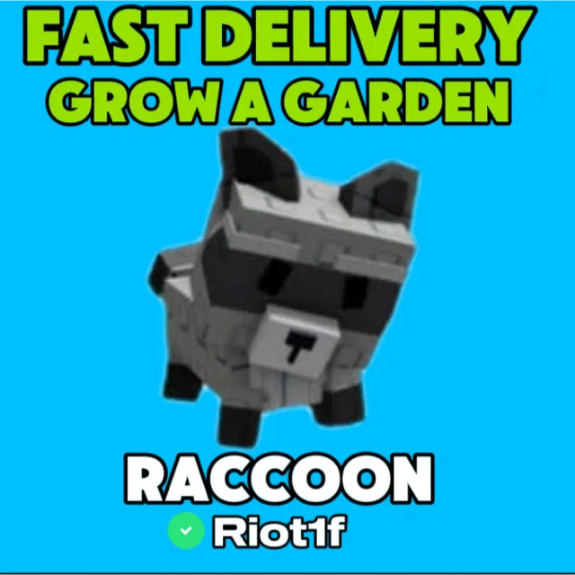 Raccoon | Grow A Garden - Game Item - Gameflip