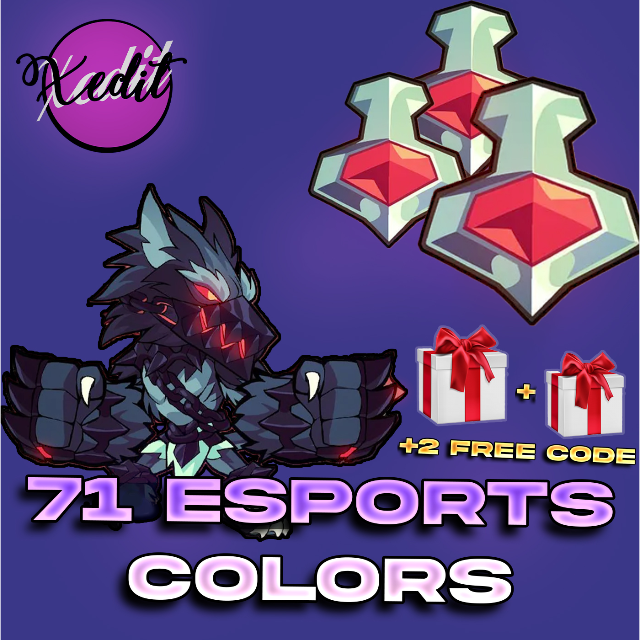 Brawlhalla - 71 Esports Colors V6 - Pack all legends + 2 Random Free ...