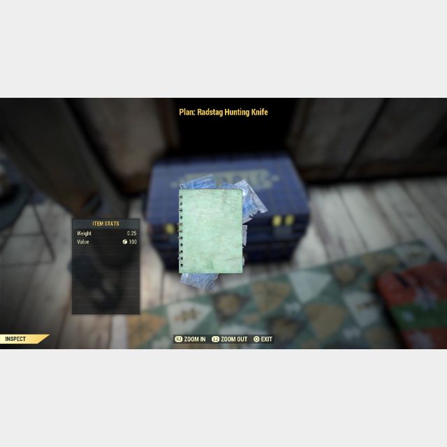 Plan | Radstag Hunting knife - Game Items - Gameflip