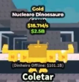 Nuclearo Dinossauro - Steal a Brainrot Game Item - Gameflip